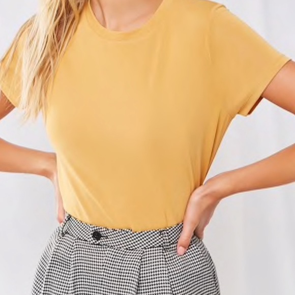 Forever 21 | Tops | Yellow High Low Shirt | Poshmark